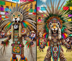 Descripción detallada del Vestuario de la Danza del Jaguar